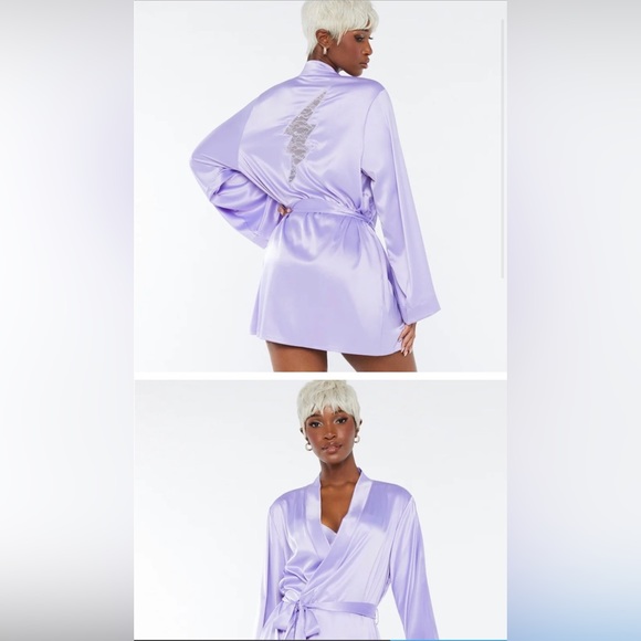 Savage X Fenty | Intimates & Sleepwear | Savage X Fenty Lavender Robe ...